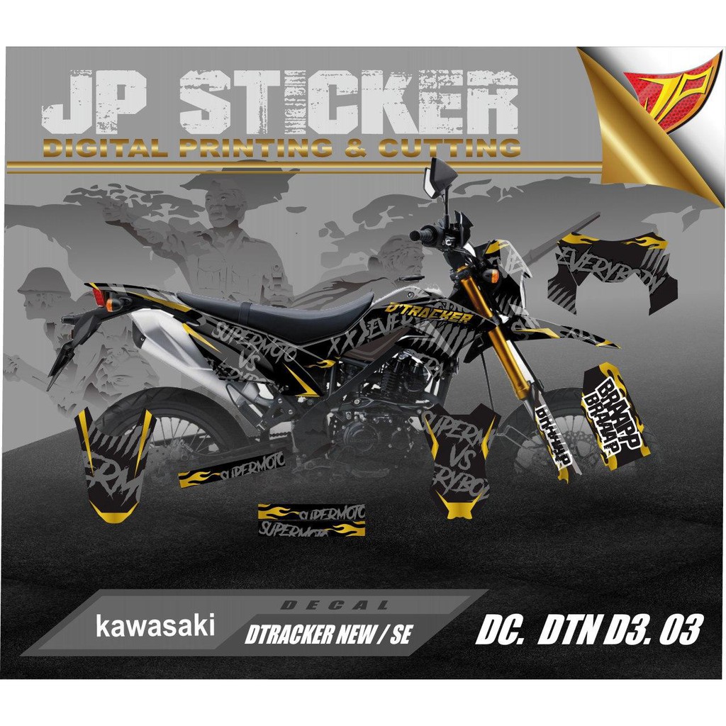 Jual Decal Stiker D-tracker Fullbody - Sticker Dekal D-TRACKER SE ...