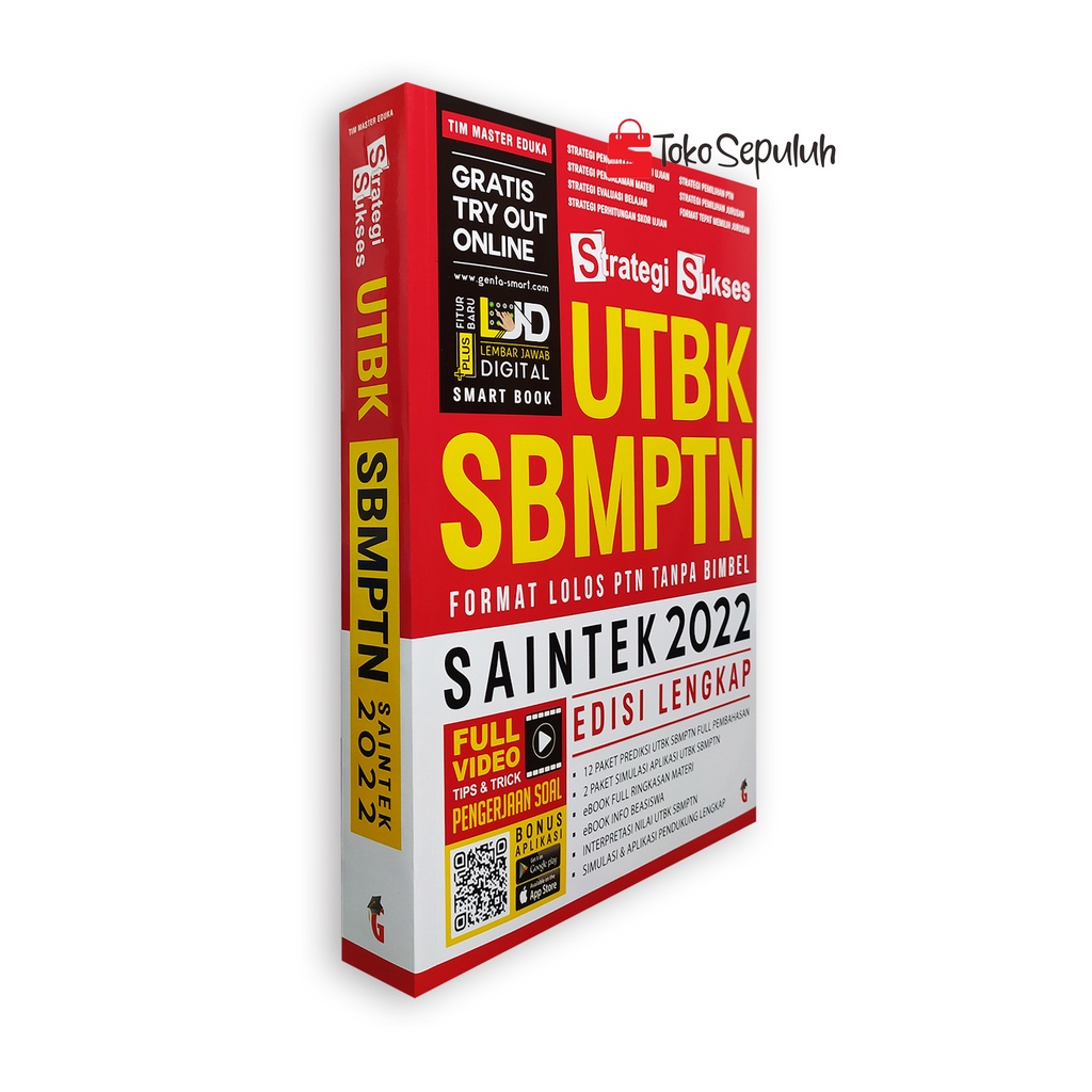 Jual BUKU SBMPTN SAINTEK - BUKU UTBK SAINTEK - STRATEGI SUKSES UTBK SBMPTN SAINTEK 2022 FORMAT ...