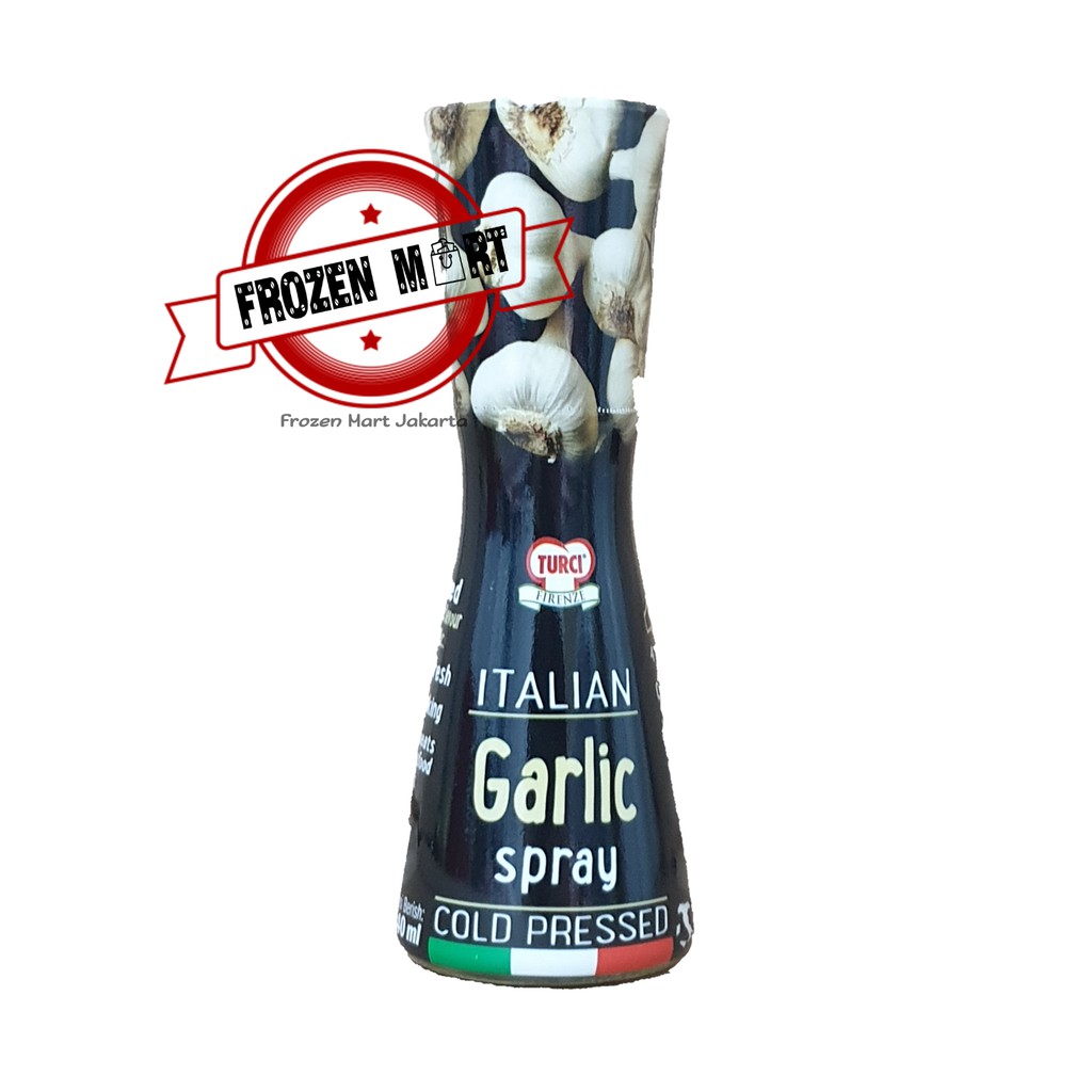 Jual TURCI Italian Garlic Spray / Cooking Oil Spray 40 Ml | Shopee ...