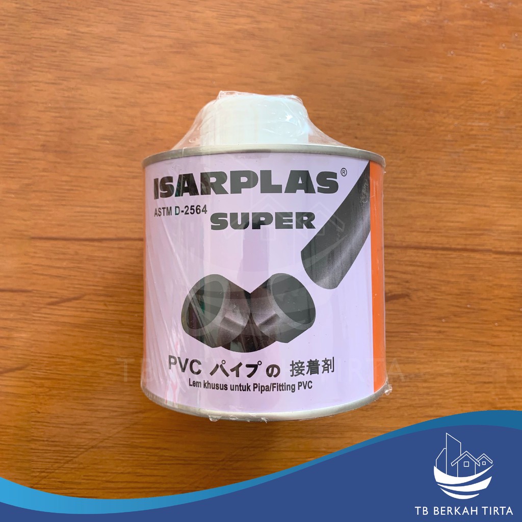Jual Lem Pipa PVC Isarplas Kuas / Isarplas Kaleng 400g | Shopee Indonesia