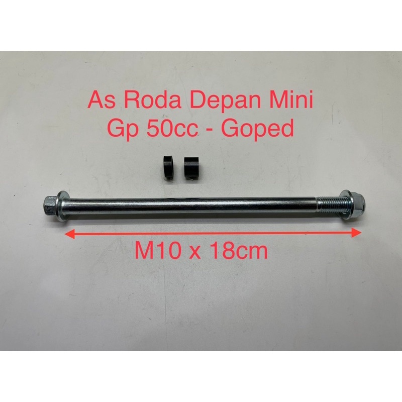 Jual As Roda DEPAN Mini Gp 50cc 10mm x 18cm | Shopee Indonesia
