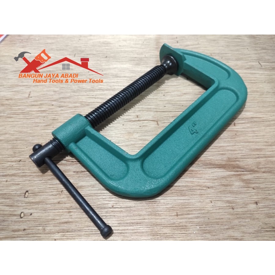 Jual KLEM C 4" - QUICK CLAMP C SET RATCHET BAR - AMTECH PENJEPIT CATOK ...