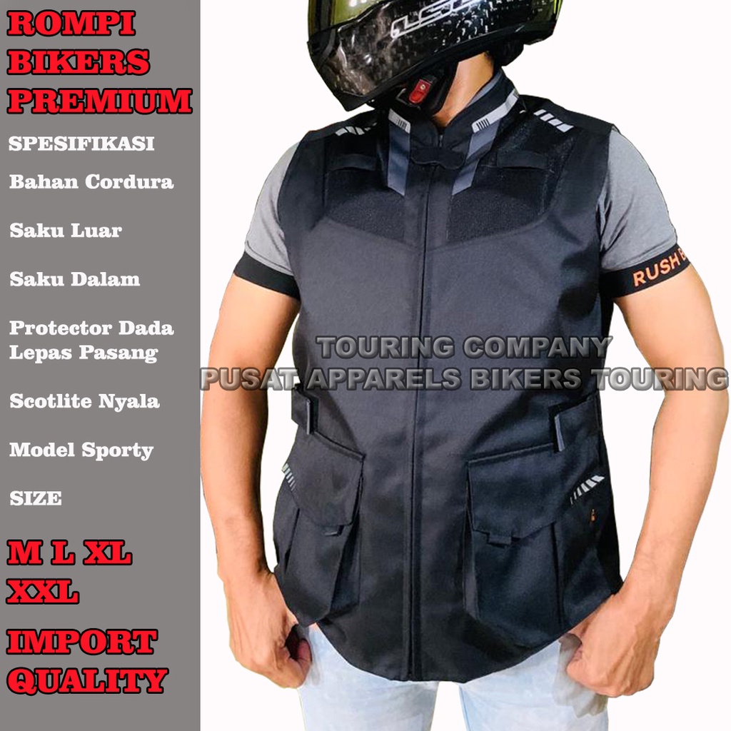 Jual Rompi Bikers Touring Adventure / Rompi Touring / Rompi Motor ...
