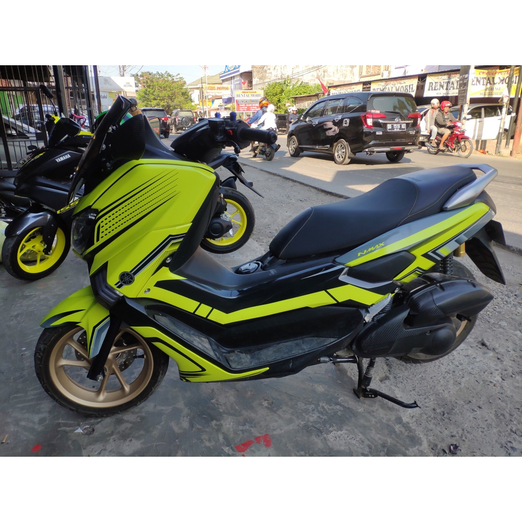 Jual Stiker Nmax Decal Full Body Nmax Premium Green Glossy DNKZ ...