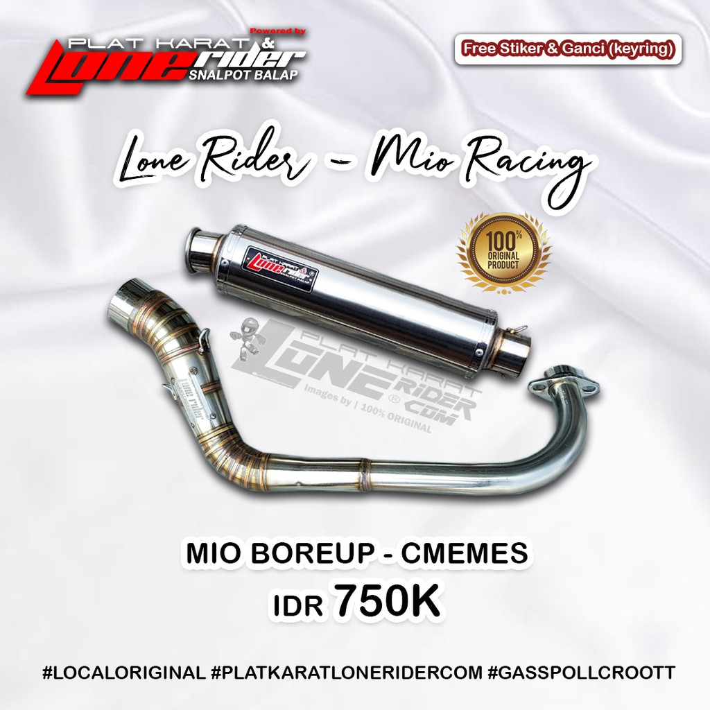 Jual Lone Rider Mio Racing tipe Standar - Boreup (Original) | Shopee ...