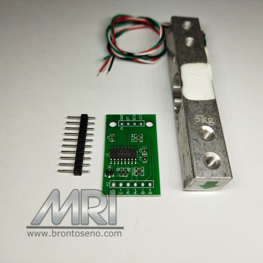 Jual Load Cell 5kg Sensor berat tekanan timbangan hx 711 loadcell ...