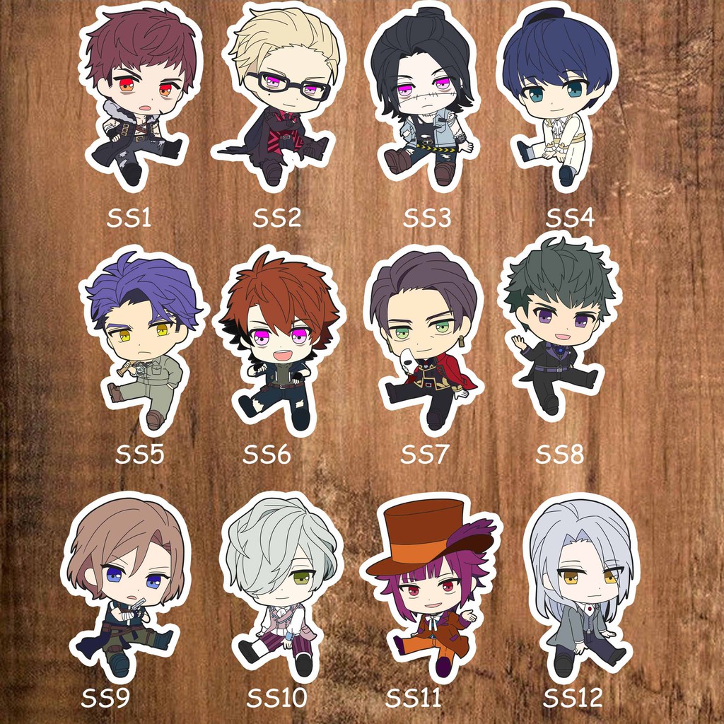 Jual stiker sticker anime lengkap A3! A3 Season Spring & Summer ...