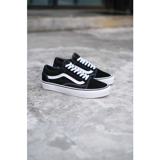 Jual Vans Old Skool Classic Black White Original Shopee Indonesia