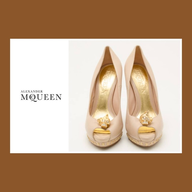 Jual ALEXANDER McQUEEN Beige Pumps | Shopee Indonesia