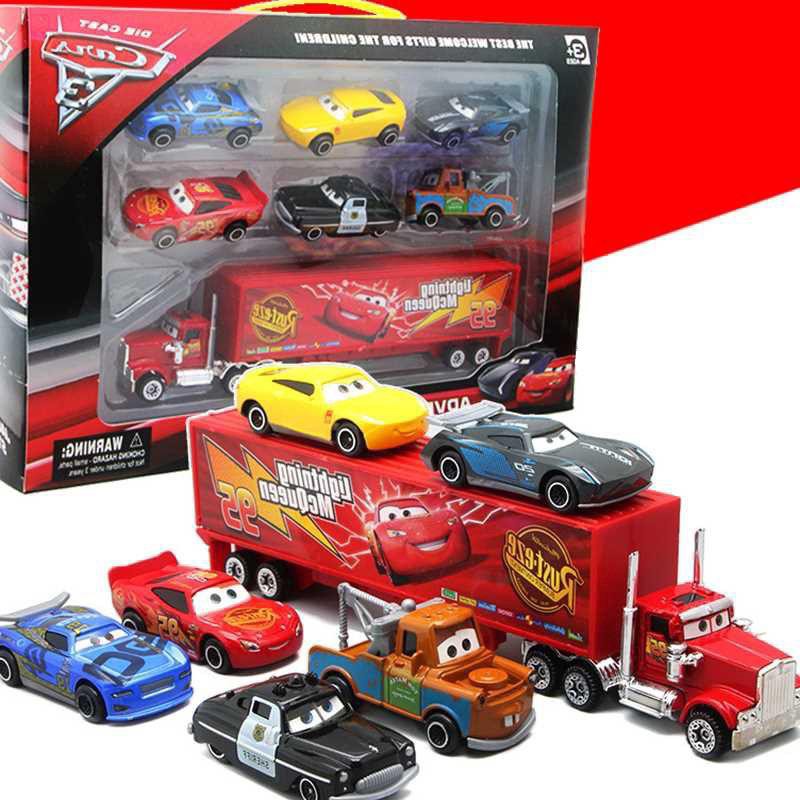 Jual Diecast 7 Mobil Set Diecast Cars Mcquuen Pixar Cars Batmobile ...