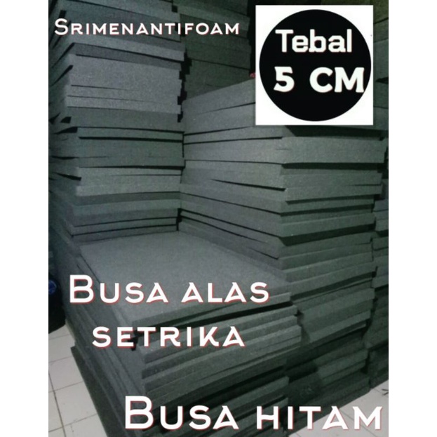 Jual Busa alas setrika/BUSA HITAM/busa lembaran/busa alas gosok/busa ...