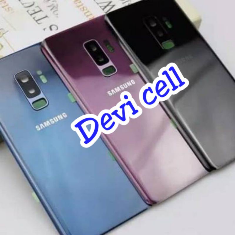 Jual Backdoor backdor back casing belakang tutup baterai Samsung S9 S9+ plus original ring kaca ...