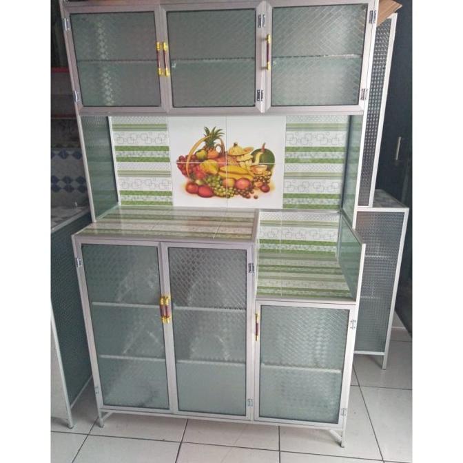Jual Lemari/Rak Piring 3 Pintu Tanpa Roda | Shopee Indonesia