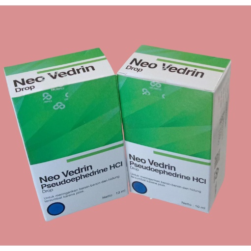 Jual NEO VEDRIN DROPS 10ML (PSEUDOEPHEDRINE HCL) | Shopee Indonesia