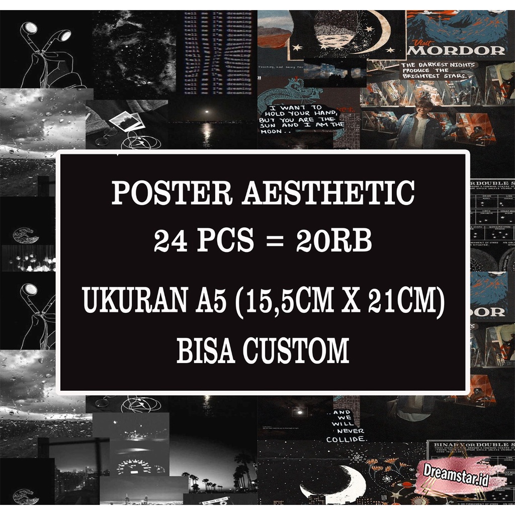 Jual Poster Dinding Aesthetic | Poster Aesthetic | Poster Murah | Isi ...