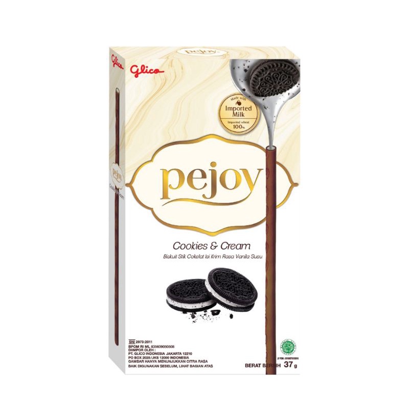Jual Pejoy Biskuit Stik 2 Varian-Pejoy Chocolate-Pejoy Cookies n Cream 37g | Shopee Indonesia