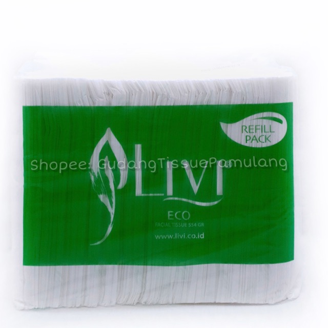 Jual LIVI ECO FACIAL REFILL 600'S || JNT || tisu tissu tissue wajah ...