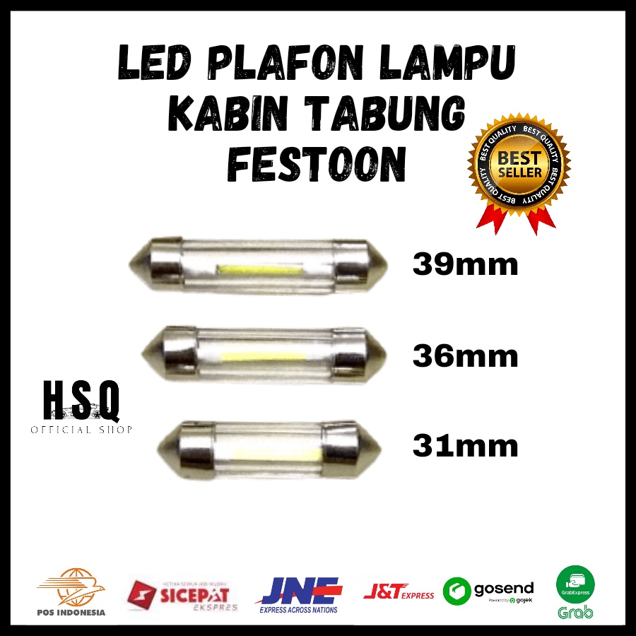 Jual Lampu Led Plafon Lampu kabin TABUNG FESTOON 31 36 39 mm | Shopee ...