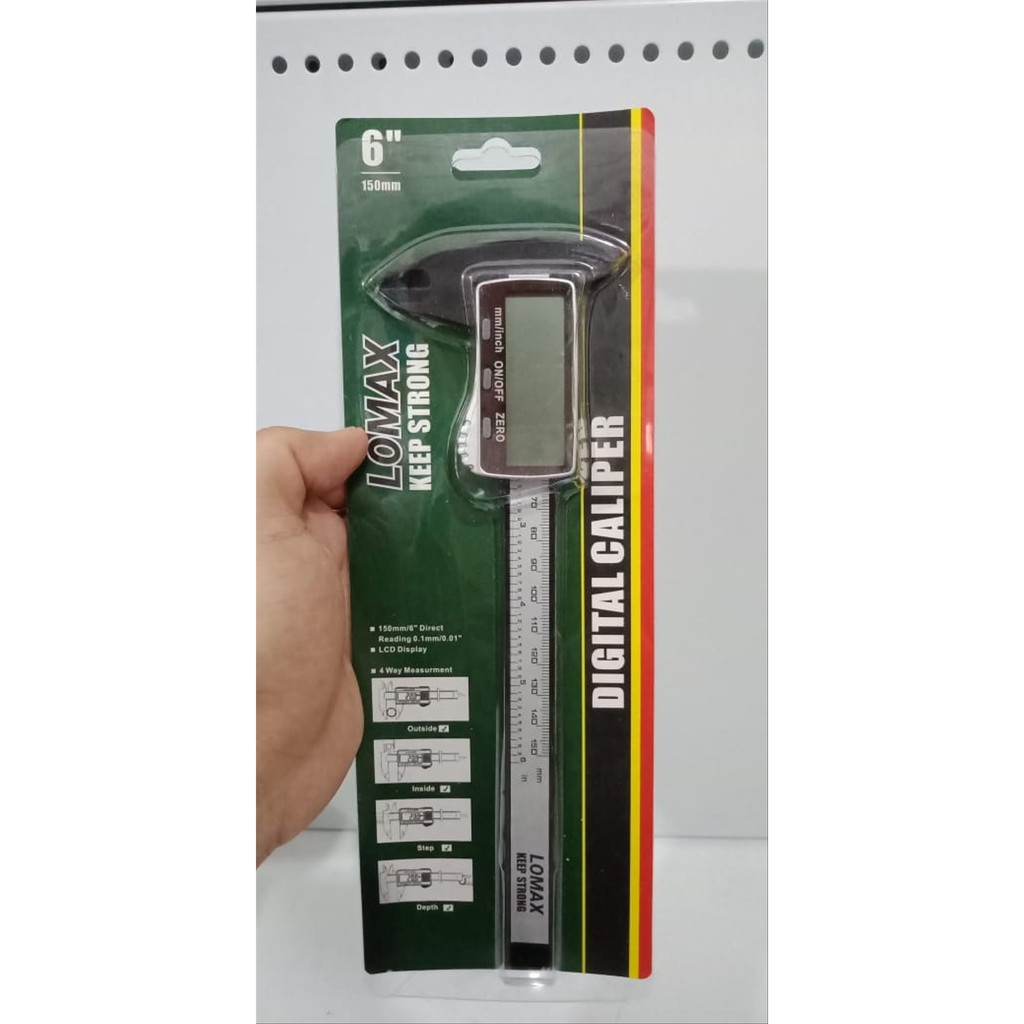 Jual Digital caliper jangka sorong alat ukur sigmat sketmat digital 1 | Shopee Indonesia