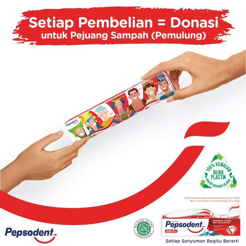 Jual Pepsodent Pencegah Gigi Berlubang Pasta Gigi Edisi Spesial Merah ...