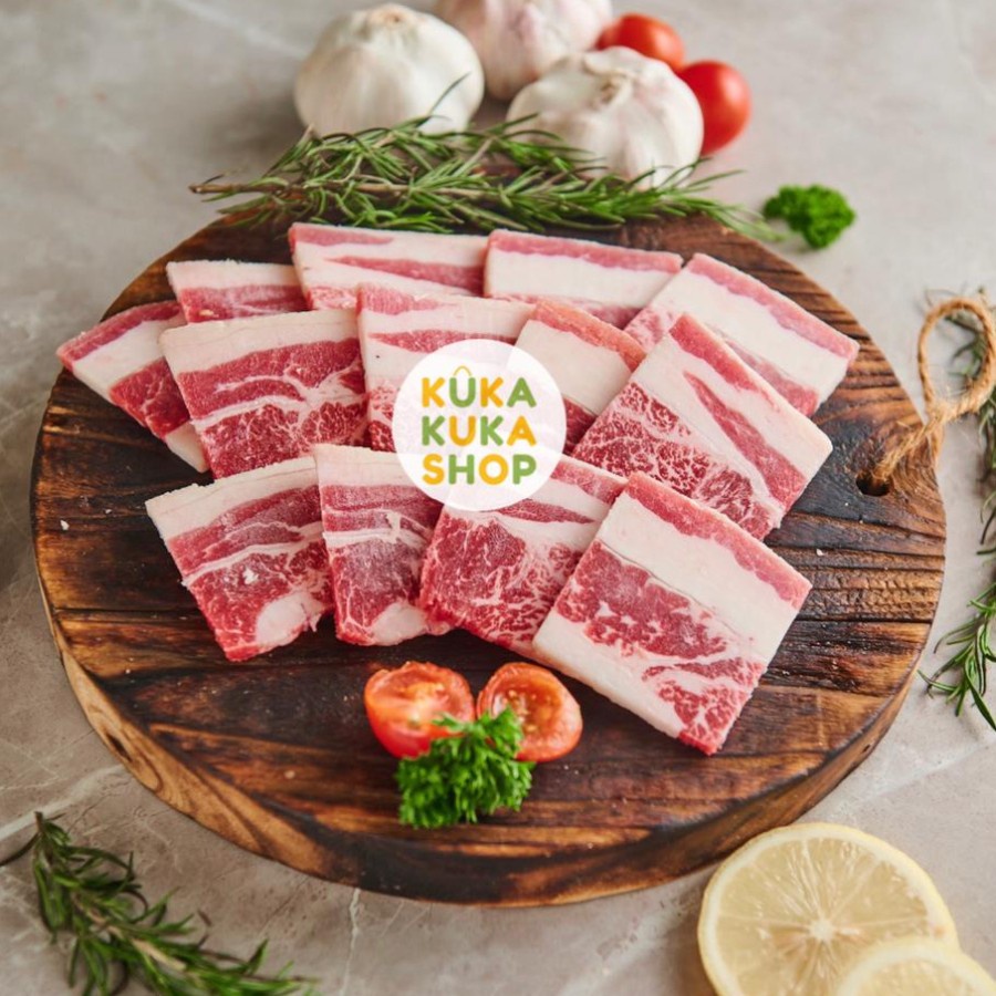 Jual Premium Daging Sapi Karubi Belly Yakiniku Cut! | Shopee Indonesia