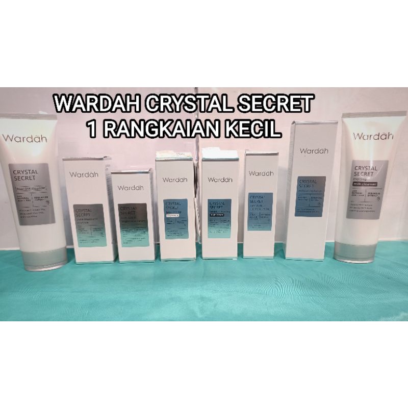 Jual WARDAH CRYSTAL SECRET PAKET KECIL 8PCS(FOAM,DC,NC,SERUM,ESSENCE ...