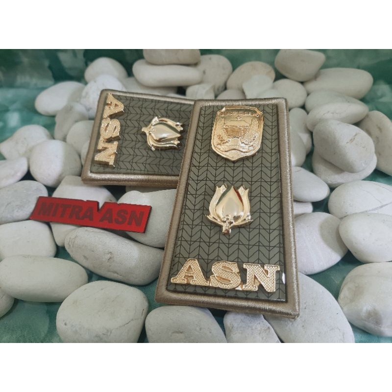 Jual Pangkat PDH ASN Empat Lawang 3D Kain Akrilik | Shopee Indonesia