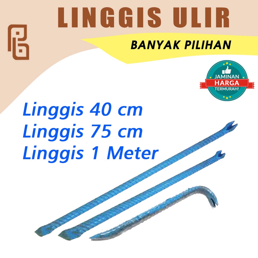 Jual Linggis Ulir Cabut Paku - 40 Cm - 75 cm - 1 Meter - 100 Cm ...