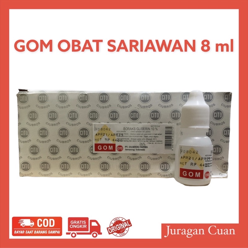 Jual GOM CITO CIUBROS OBAT SARIAWAN / GOMEN 8 ml | Shopee Indonesia