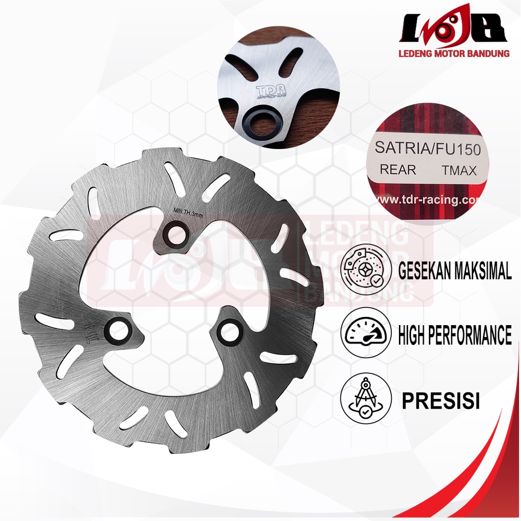 Jual TDR Piringan Cakram Satria FU 150 Tmax Belakang Disc Brake Racing ...