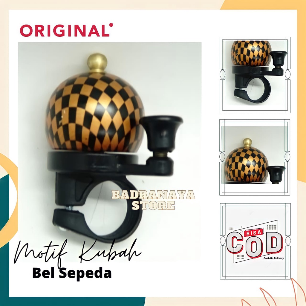 Jual Bel Sepeda Lonceng Sepeda Bel Kubah Bel Motif Bola Bel Ting Ting ...