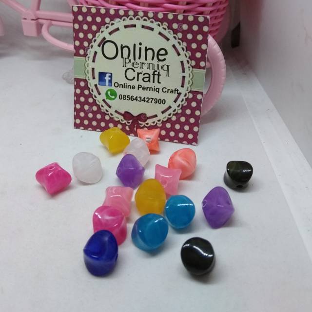 Jual Bahan craft : mote susu labu | Shopee Indonesia