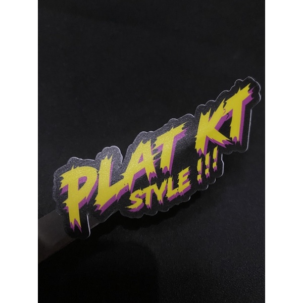 Jual STIKER PLAT KT STYLE Vol.2 | Shopee Indonesia