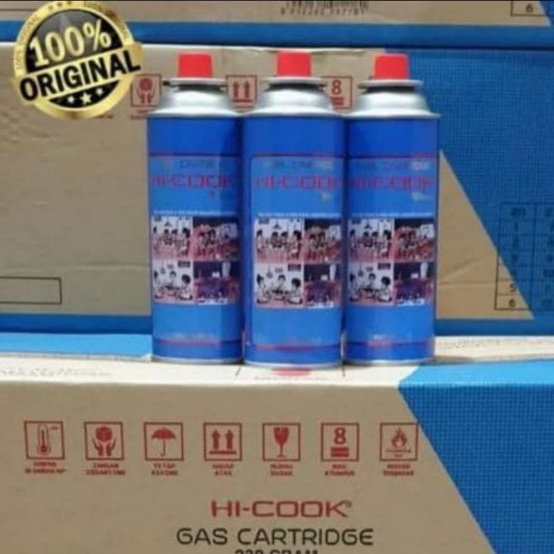Jual GAS KALENG GAS HI COOK TABUNG GAS PORTABLE | Shopee Indonesia