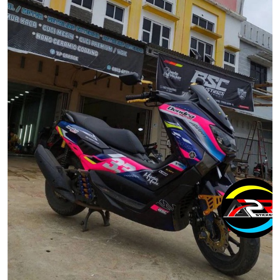 Jual decal nmax lama striping fullbody desain simpel asesoris motor ...