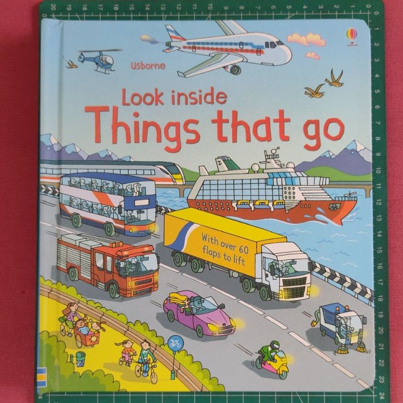 Jual usborne look inside things that go | Shopee Indonesia