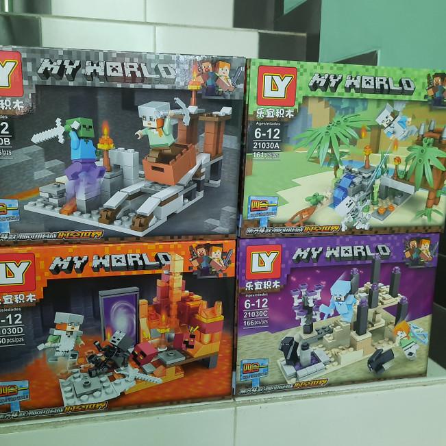 Jual lau MAINAN MR LEGO BRICK MINE CRAFT MINECRAFT ROLLER COSTER PEDANG ...