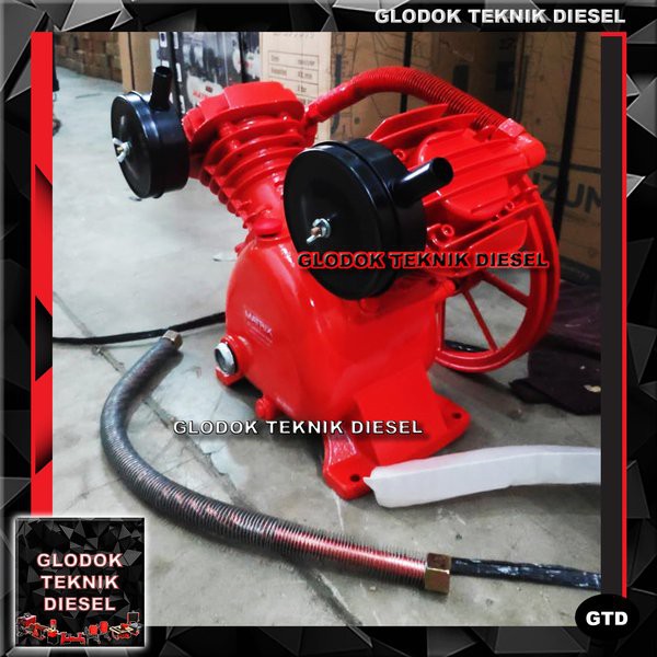 Jual KEPALA KOMPRESOR 1 HP BARE AIR COMPRESSOR HEADPUMP 1 HP TERBAIK ...