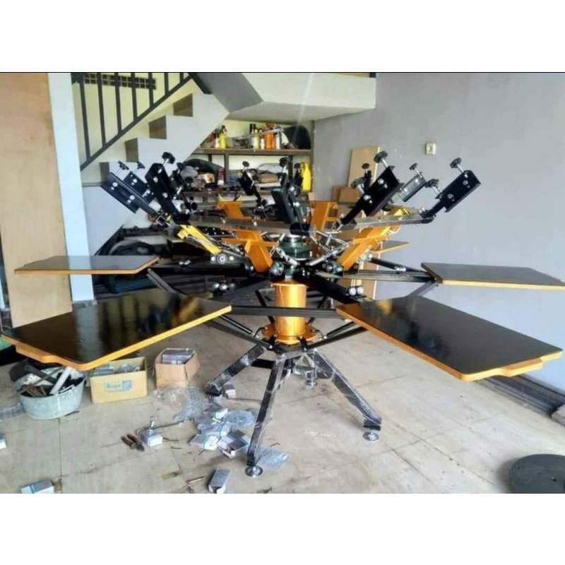 Jual meja sablon rotari 6x6 | Shopee Indonesia