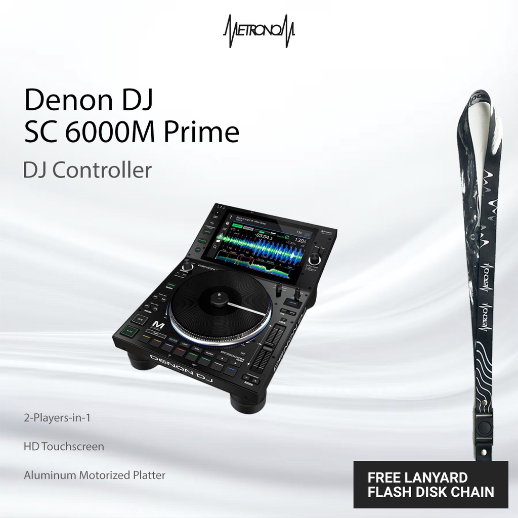 Jual Denon DJ SC6000M PRIME –Standalone DJ Media Player with Motorized ...