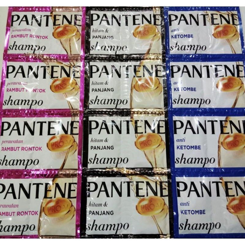 Jual ** ISI 12 ** SBM PANTENE SHAMPO SACHET 1 RENCENG ISI 12 BARIS ...