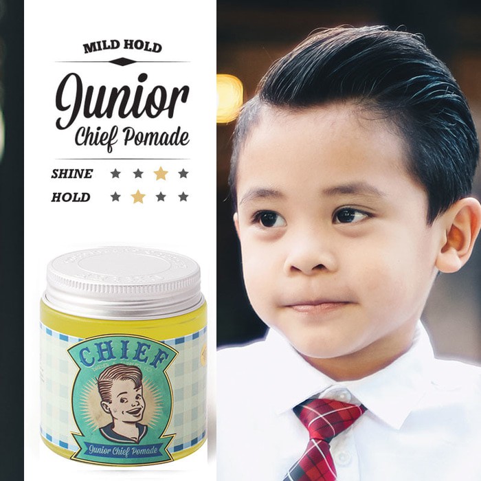 Jual WOW!!! CHIEF POMADE JUNIOR POMADE ANAK 120GR GLASS JAR | Shopee ...