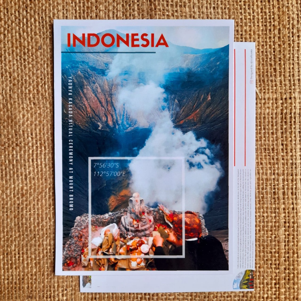 Jual Kartu Pos / Postcard / Postcrossing Indonesia - Upacara Yadnya ...