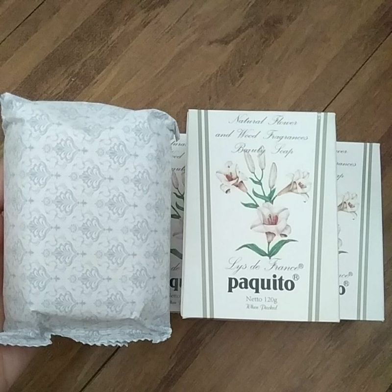 Jual SABUN PAQUITO SOAP LYS DE FRANCE 120 Gr | Shopee Indonesia