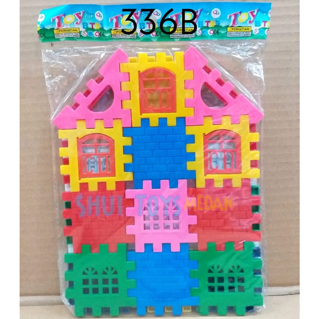 Jual MAINAN EDUKASI ANAK PUZZLE RUMAH / MAINAN BLOCK PUZZLE RUMAH ...