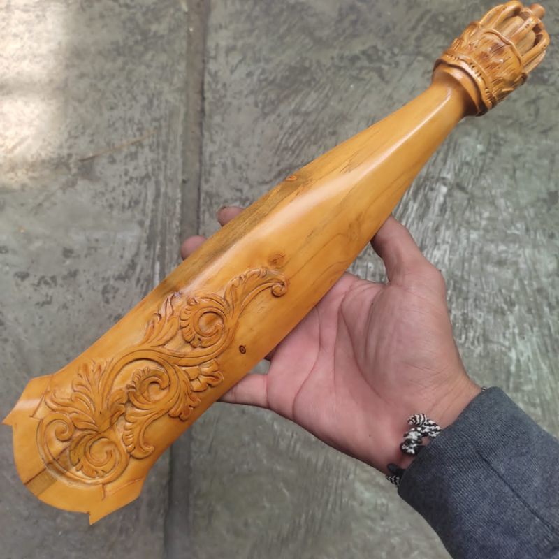 Jual Tutup Tombak Model Mahkota Ukir Minimalis Bahan Full Kayu Cendana ...