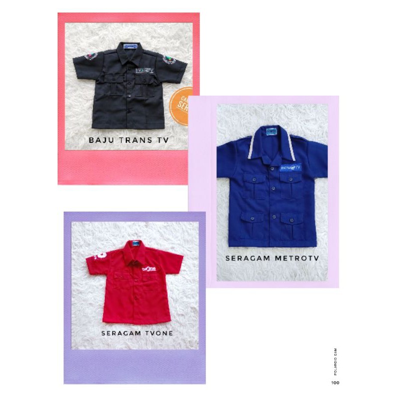 Jual baju seragam kostum anak trans tv/kostum tv one/kostum baju trans ...