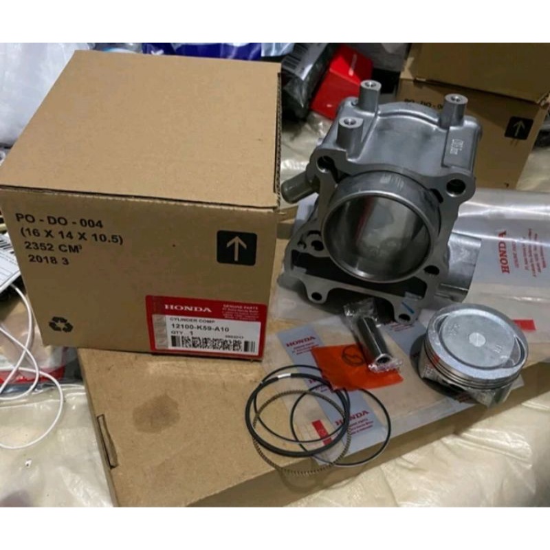 Jual Block Blok Seher Set K59 KZY Honda Vario 150 Part HGP 1210A-K59 ...
