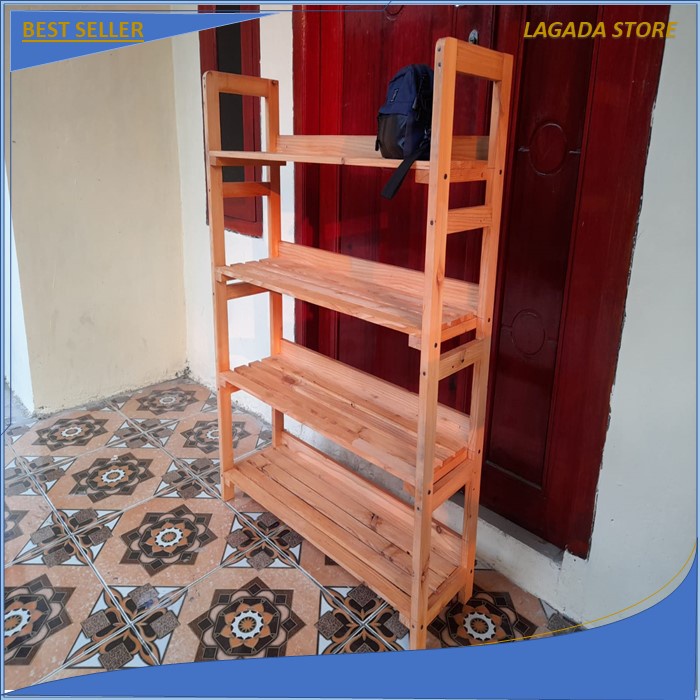 Jual Rak Hias Ruang Tamu 4 Susun Serbaguna | Shopee Indonesia
