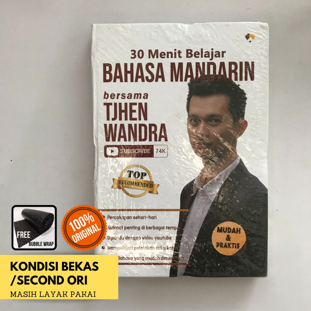 Jual SECOND BUKU 30 Menit Belajar Bahasa Mandarin Bersama Tjhen Wandra ...